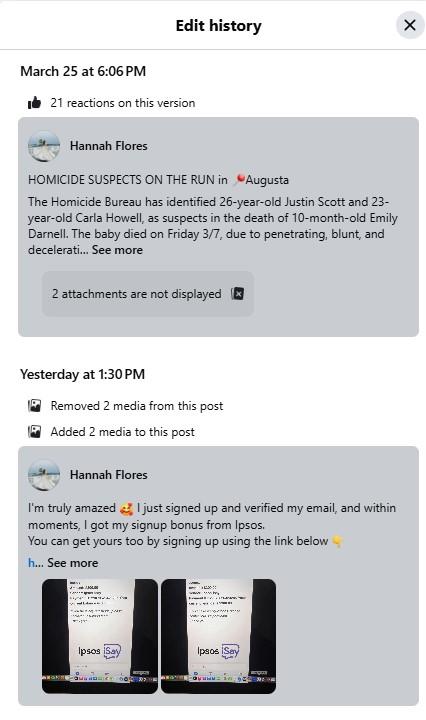 Fact Check: FAKE Facebook Warning Says 'Justin Scott' and 'Carla Howell' Are Fugitive Suspects ...